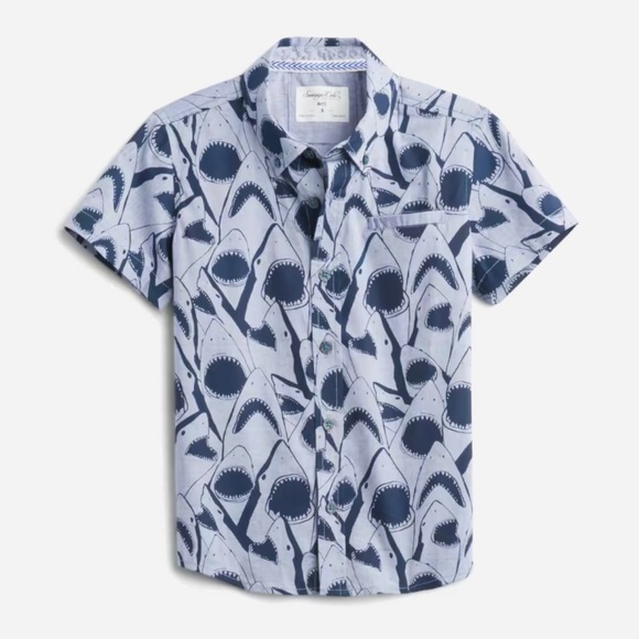 Sovereign Code | Shirts & Tops | Nwt Sovereign Code Shane Shark Print ...